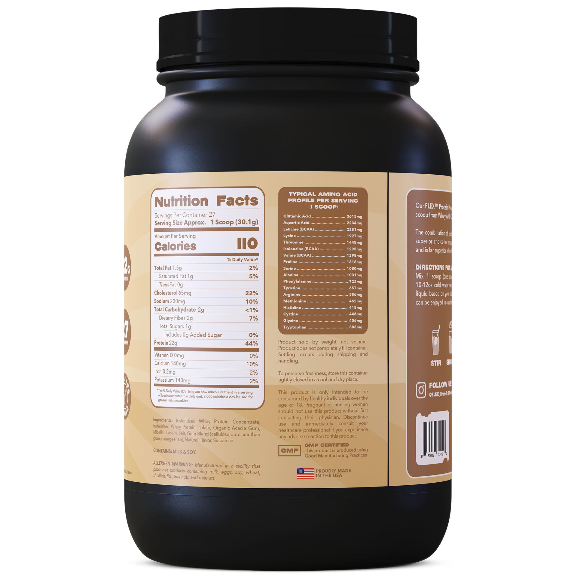 Slow Churn Vanilla Ice Cream Whey Protein – Flex